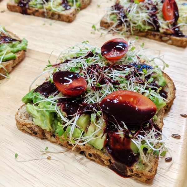 Blackberry Twilight Toast - The Perfect Puree of Napa Valley