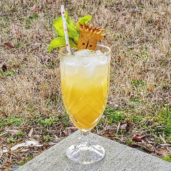 Carmelized Pineapple Fizz - The Perfect Puree of Napa Valley