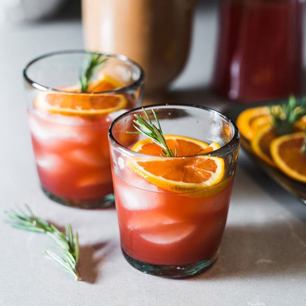 Blood Orange-Rosemary Margarita - The Perfect Puree of Napa Valley
