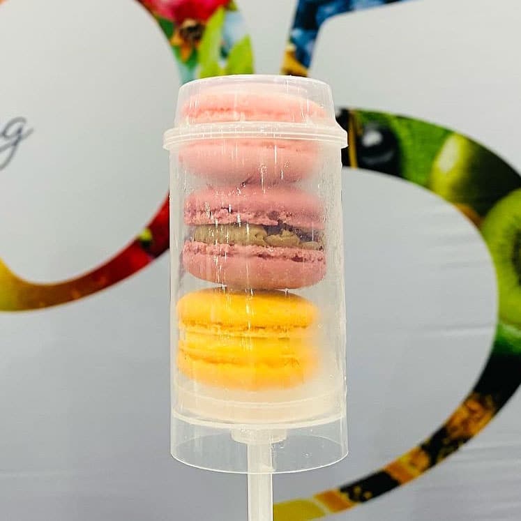 Chocolate Raspberry Macarons - The Perfect Puree of Napa Valley