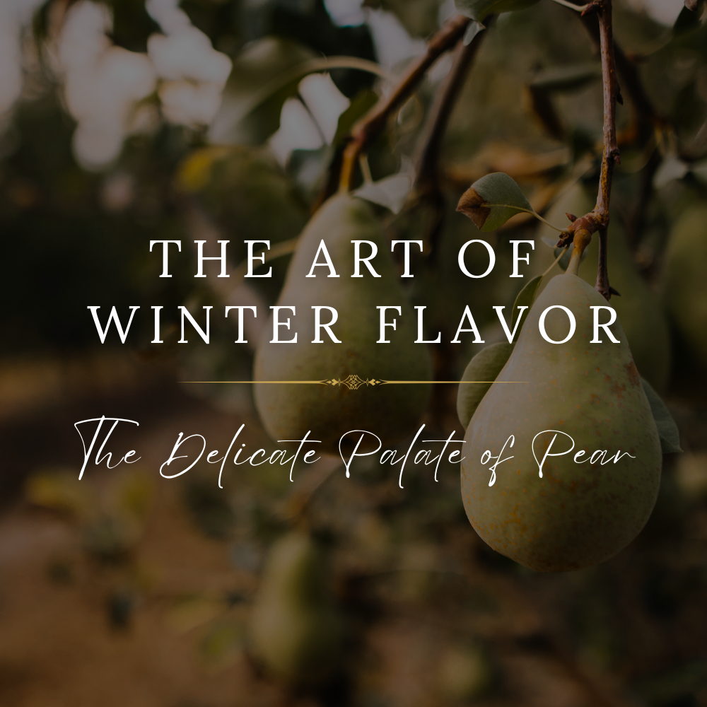 The Art of Winter Flavor with Delicate Pear Inspirations